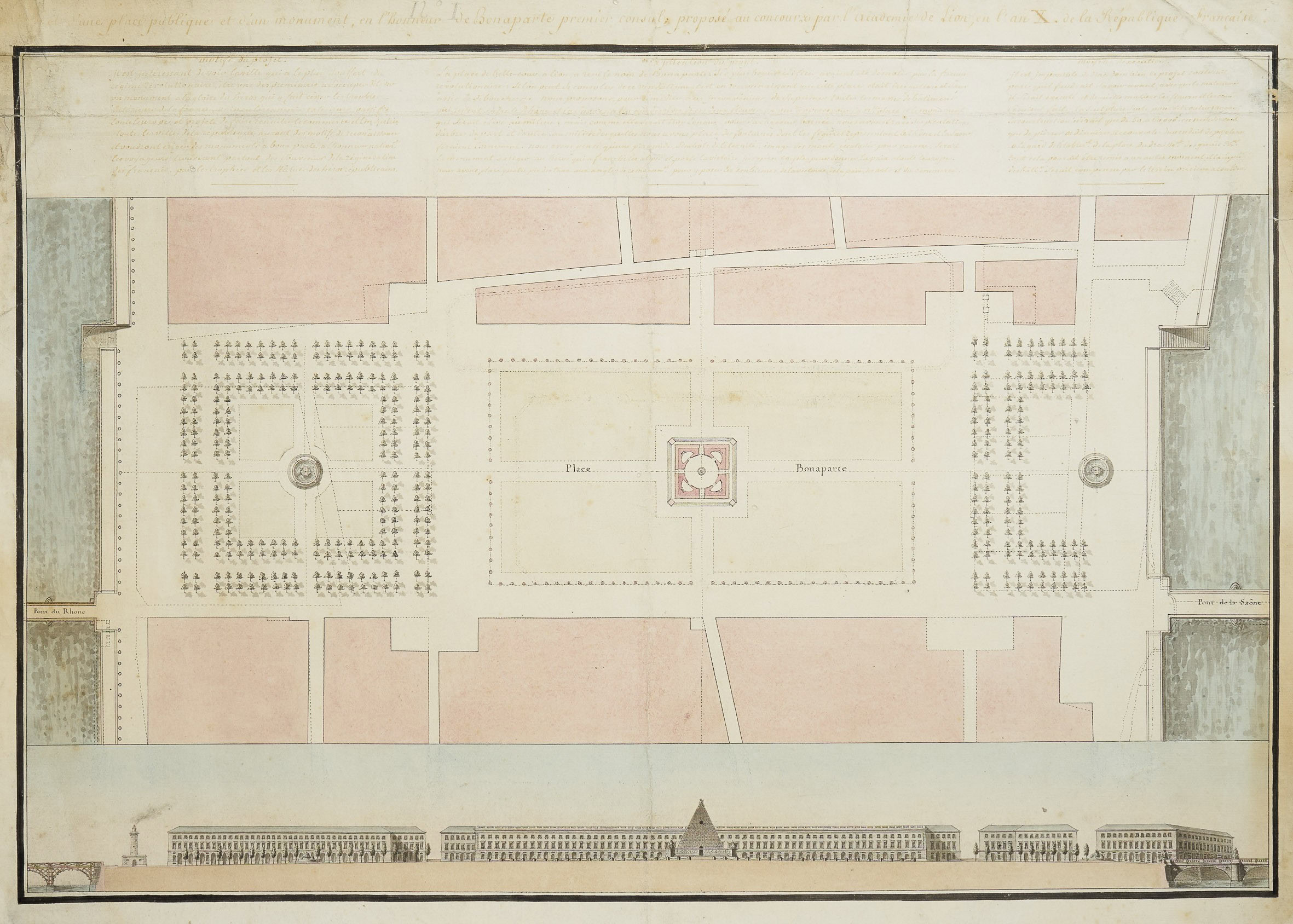 Projet pour l’aménagement de la place Bellecour et l’édification d’un ...