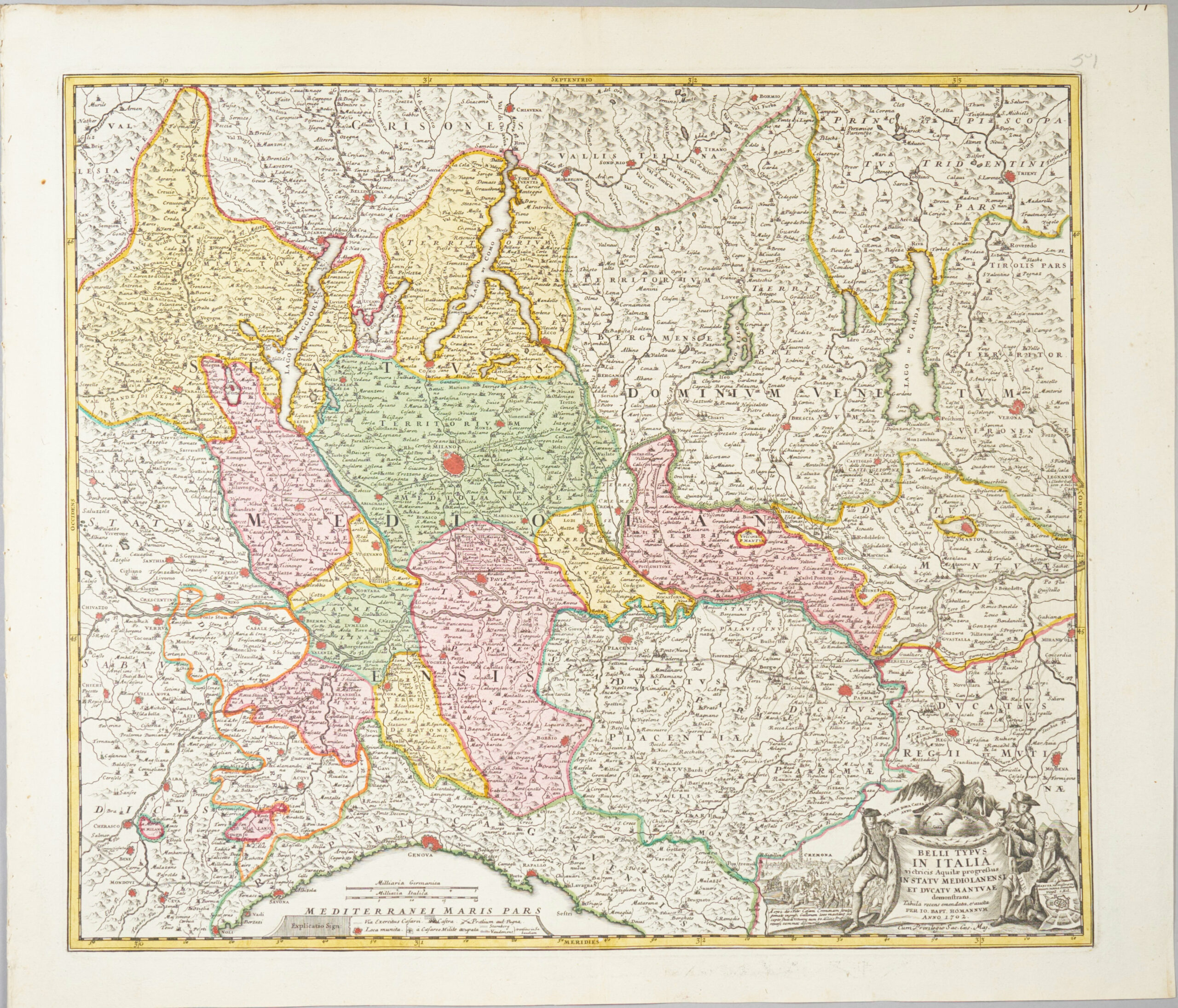 Belli Typus in Italia victricis Aquilae progressus in statu ...