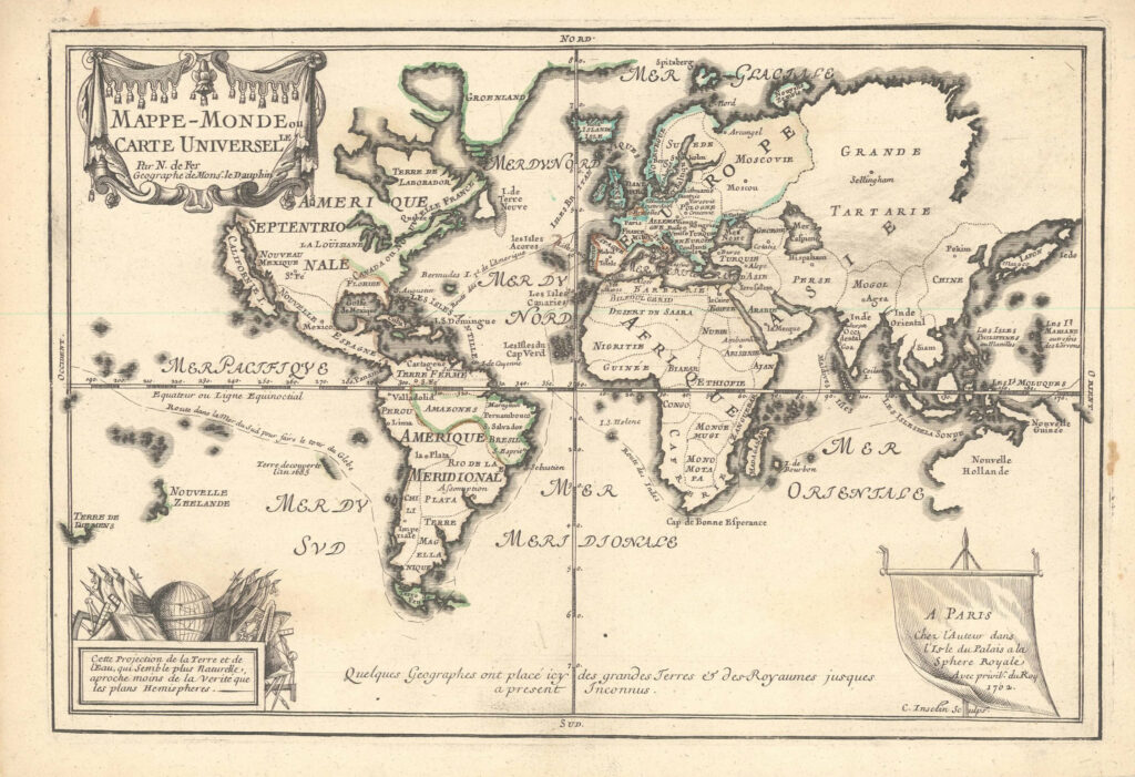 Mappe-Monde ou Carte General de la Terre